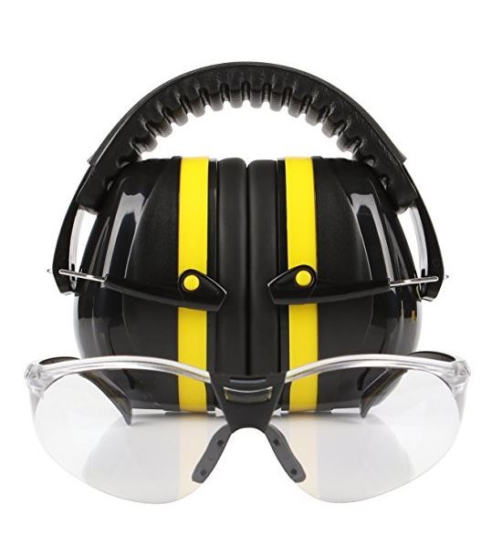 TRADESMART Shooting Earmuffs and Anti Fog Scratch Resistant Safety ...