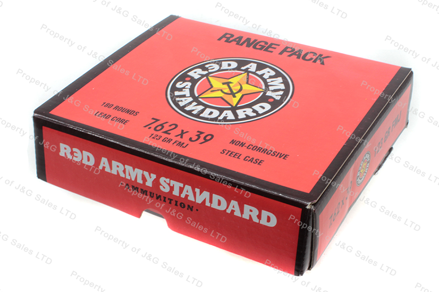 7.62x39 Red Army Standard 123gr FMJ Ammo, 180rd Range Pack. | Gunwinner