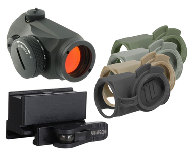 Aimpoint H-1 2MOA Micro w/AD FT Mount & IO Cover Package Deal | Gunwinner