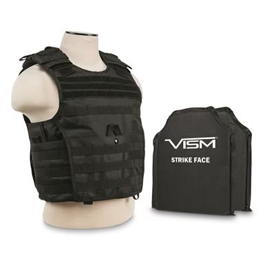 VISM By NcSTAR Expert Plate Carrier Vest with Two Level 3A Soft Body ...